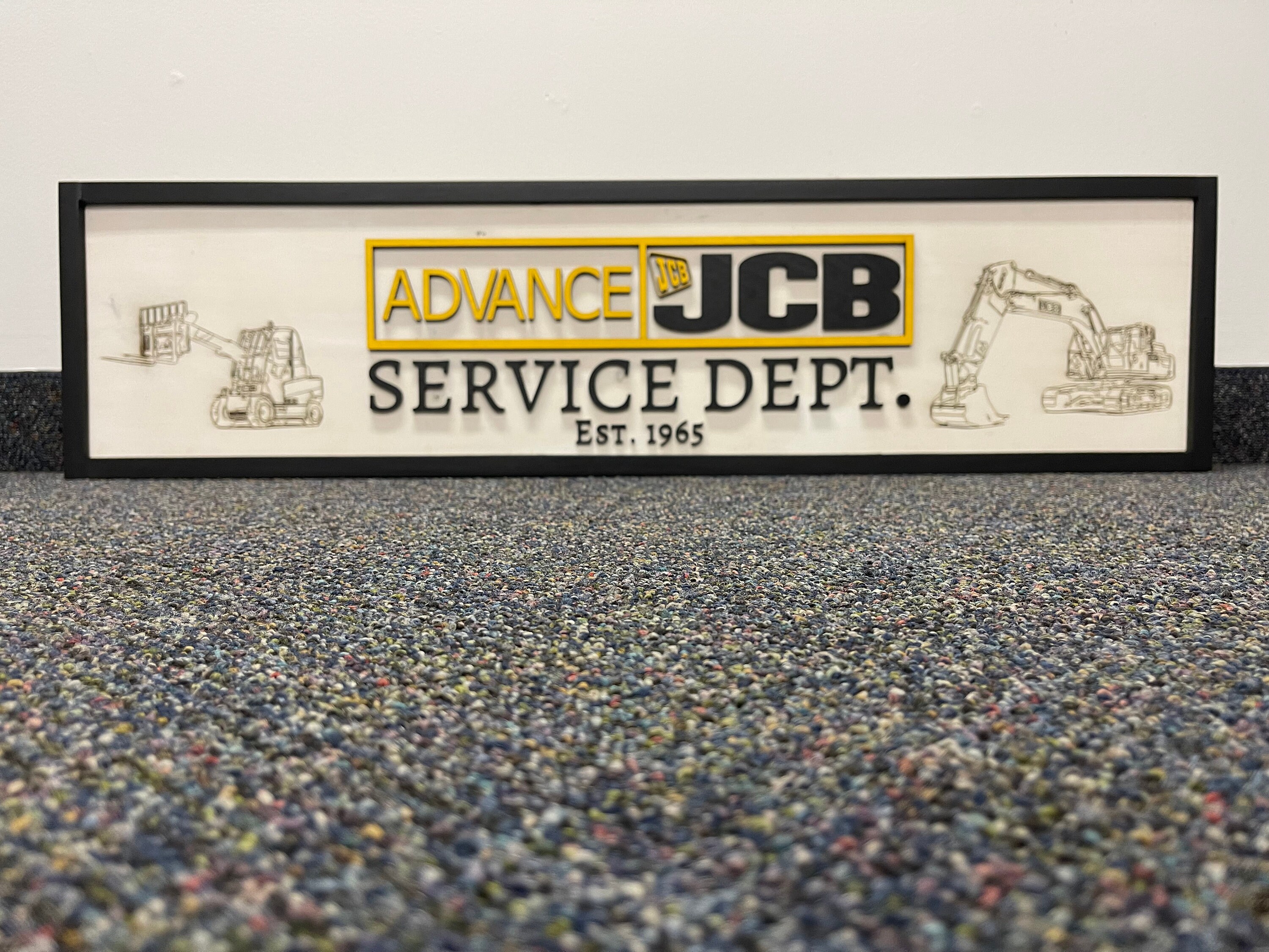 Custom Made Sign for the Work Place Setting. Show off What You Sell ...