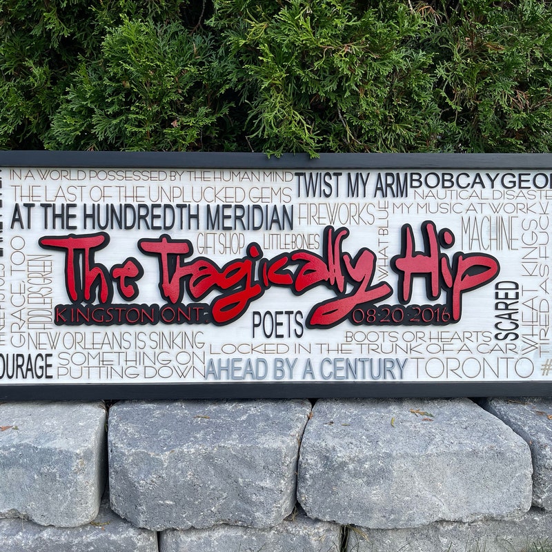 Tragically Hip Art - Etsy Canada
