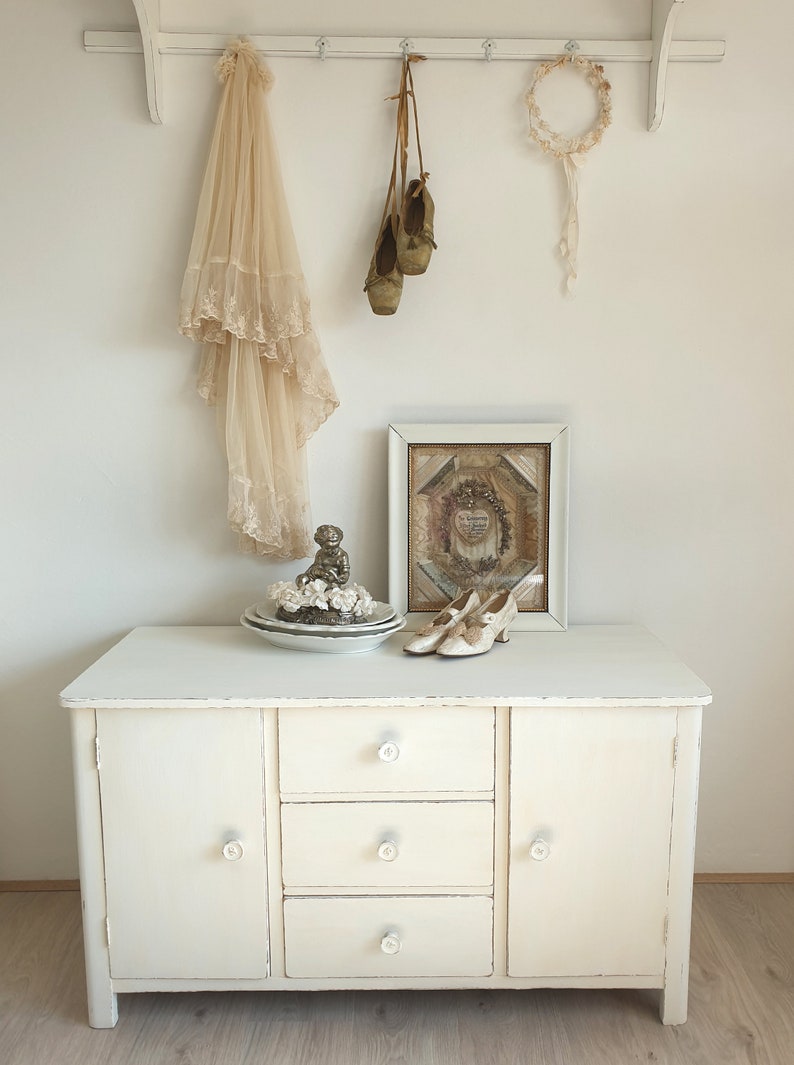 Old Dutch Chest of Drawers Antique Sideboard 50 Er-60s Old - Etsy