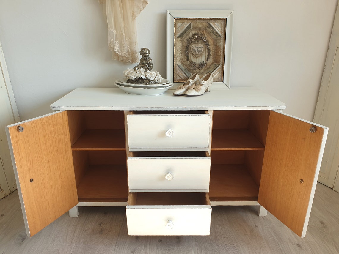 Old Dutch Chest of Drawers Antique Sideboard 50 Er-60s Old - Etsy