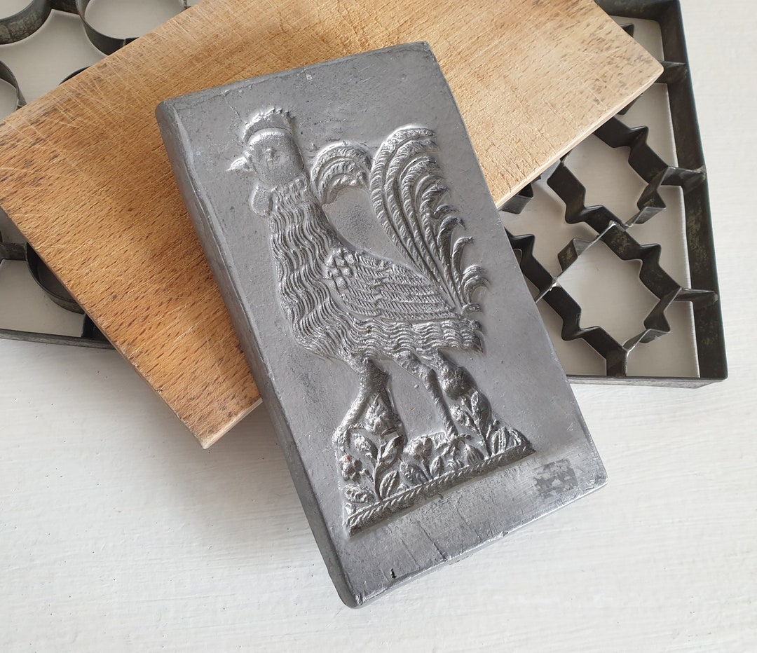 Old Speculatius Form, Model, Tin Baking Form, Springerle, Shabby ...
