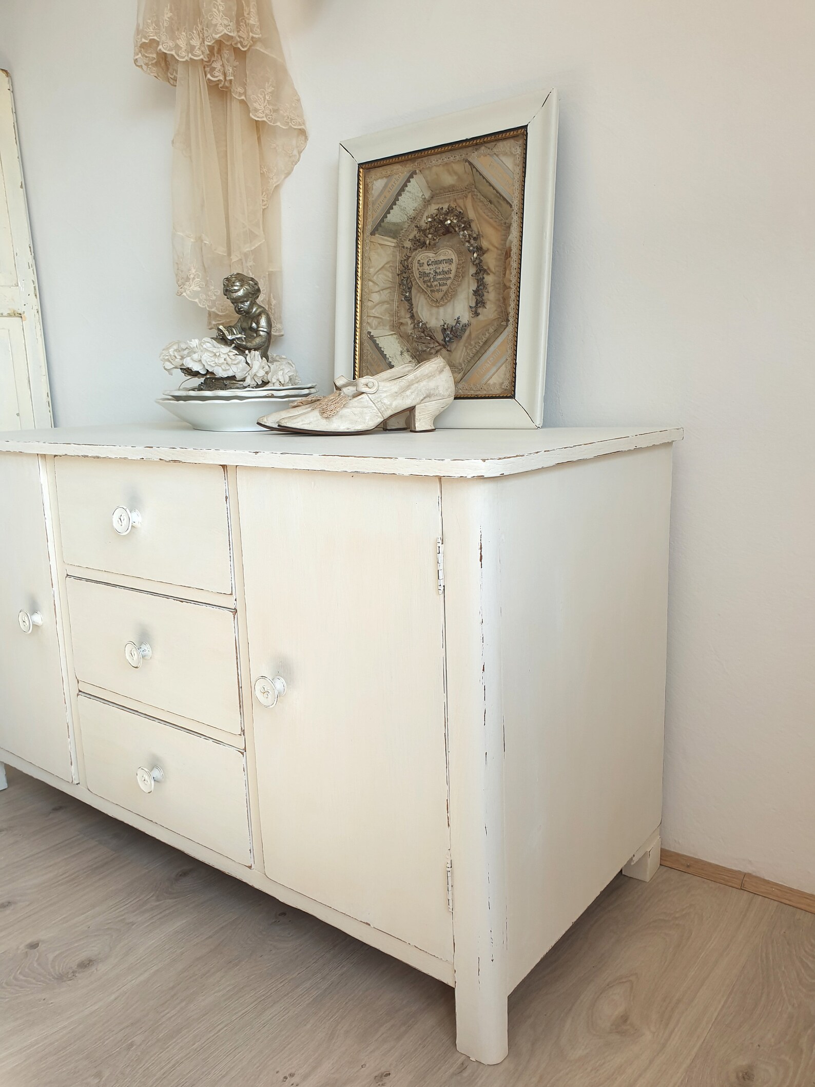 Old Dutch Chest of Drawers Antique Sideboard 50 Er-60s Old - Etsy