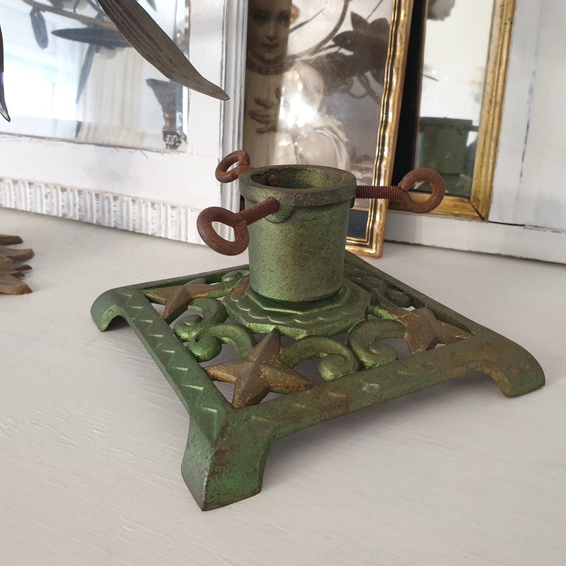 Cast Iron Tree Stand - Etsy