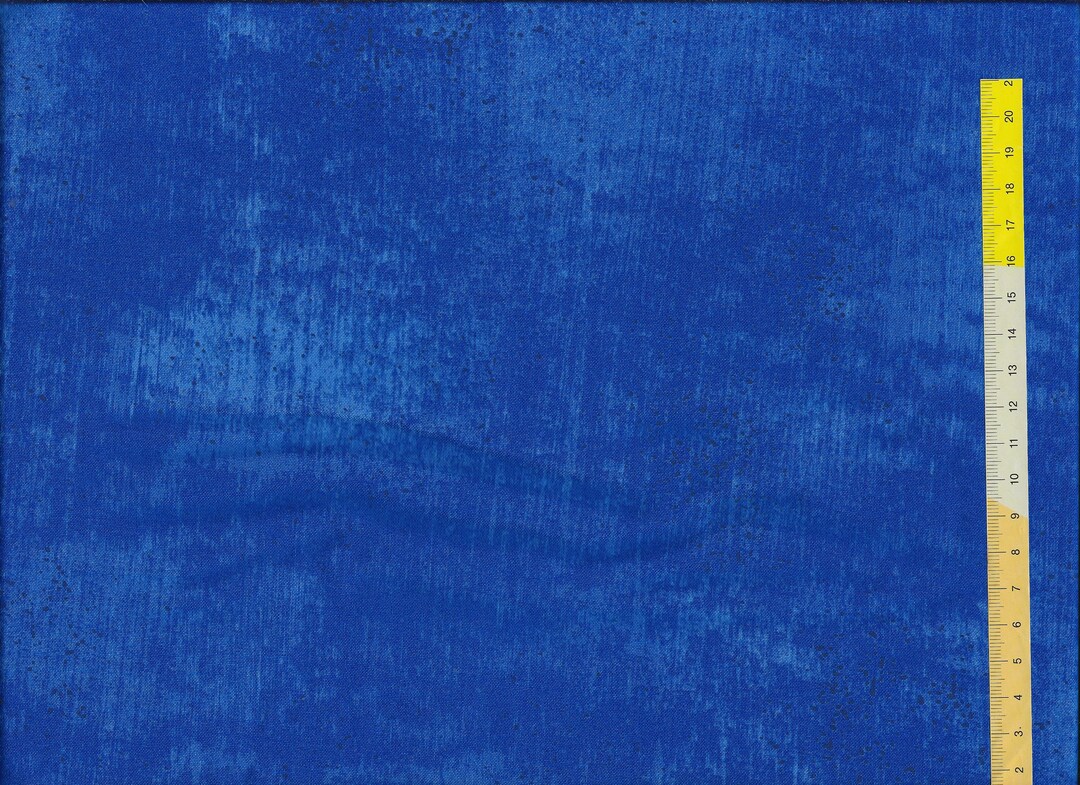 Patchwork Fabric "glaze" Royal, by Libs Elliott - Etsy