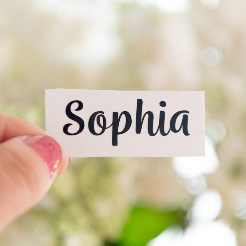 Stickers con nombre - Etsy España