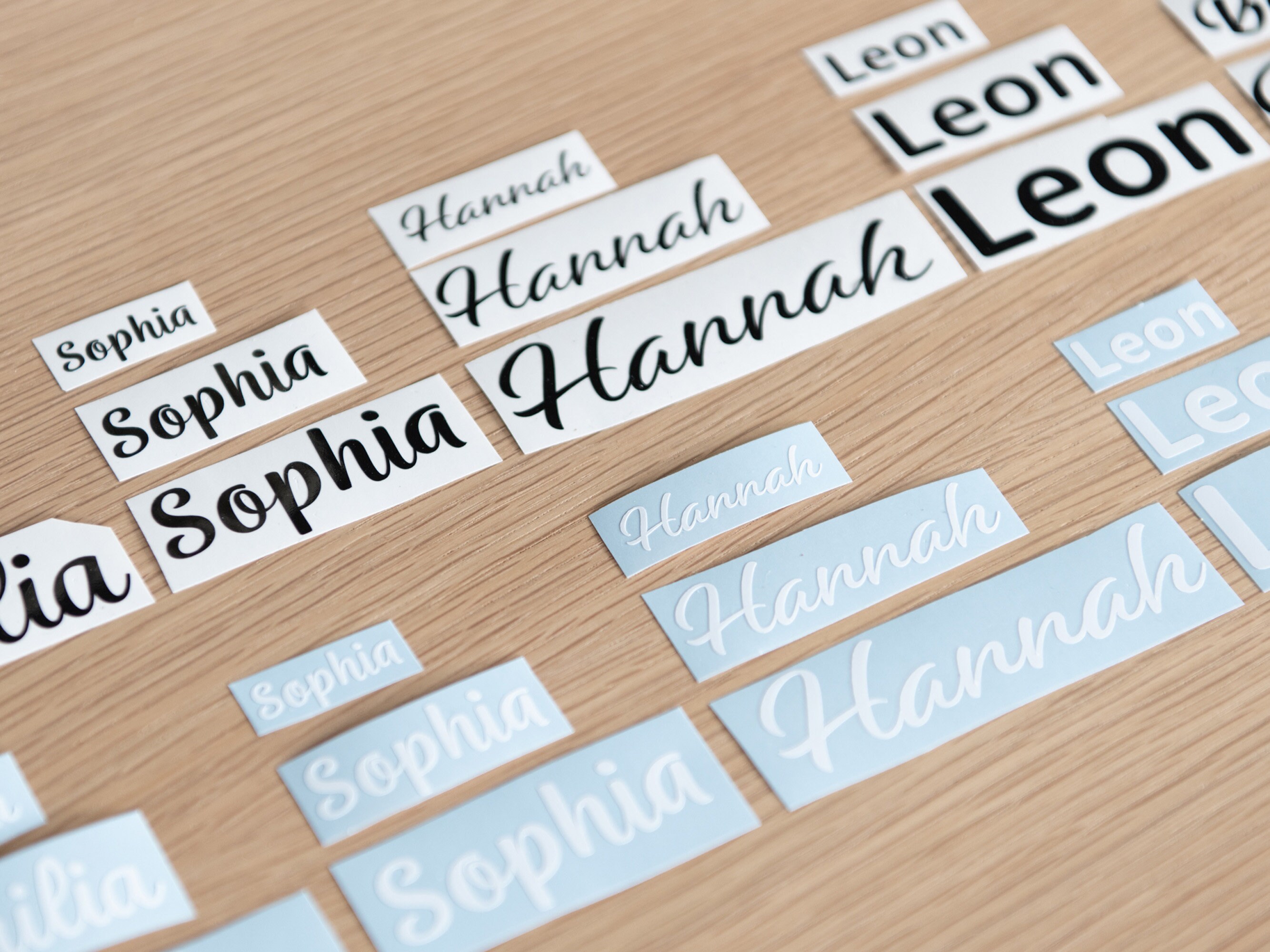 Namenssticker Aufkleber personalisiert Beschriftung Namen - Etsy.de