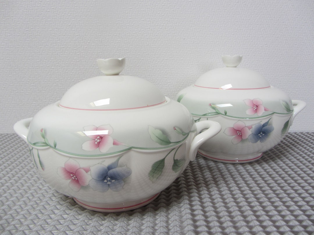 VIOLA TERRINE Covered Bowl, Villeroy & Boch, Ragout Pot Soup Tureen ...