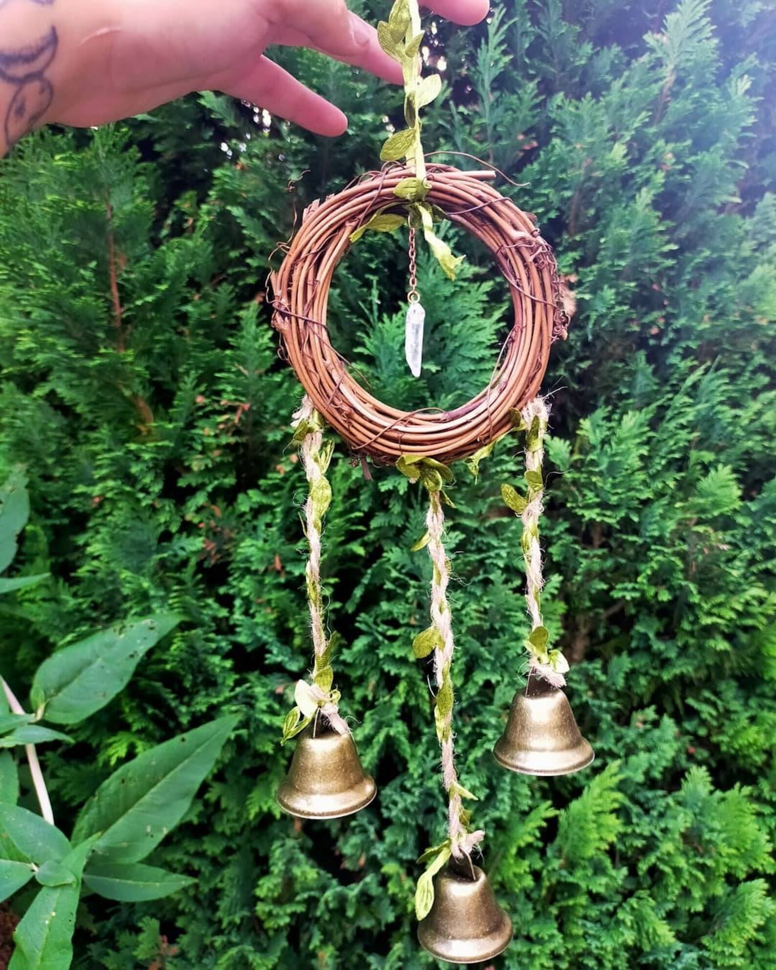 Witches Bells/ Bronze Witches Bells/ Wreath Bells/ Mushroom/ - Etsy ...