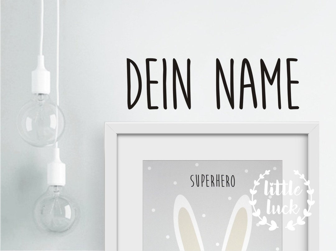 Individual Name Sticker / Your Name - Personalised - Etsy UK
