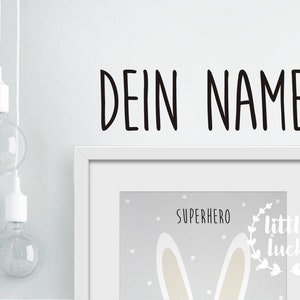 Individual Name Sticker / Your Name - Personalised - Etsy UK