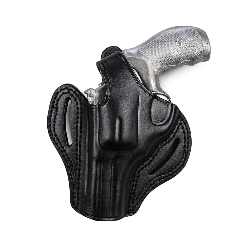 S&W 686 Plus Leather Revolver Case Fits 2.5-3 Inch Barrel 357 Magnum ...