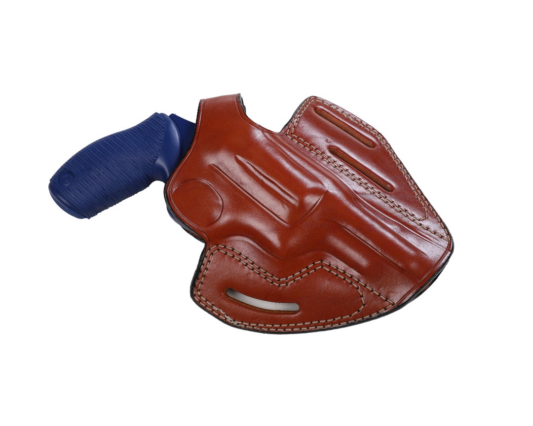 Taurus Judge 3 Inch 45 Colt / 410 Bore - Leather OWB Three Belt Slot ...