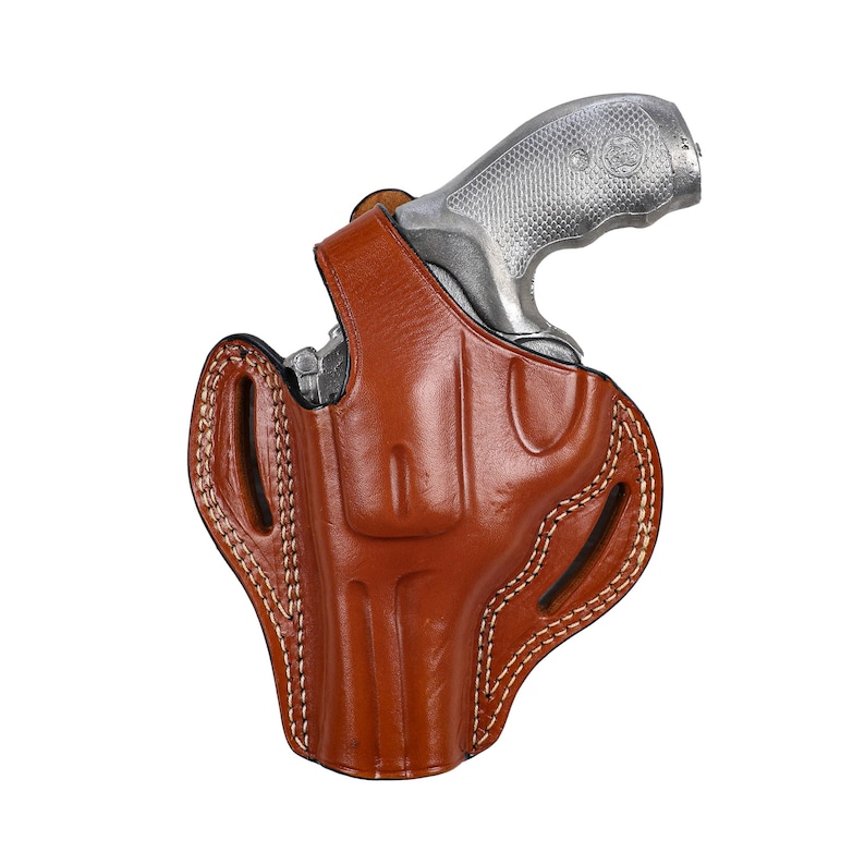 S&W 686 Plus Leather Revolver Case Fits 2.5-3 Inch Barrel 357 Magnum ...