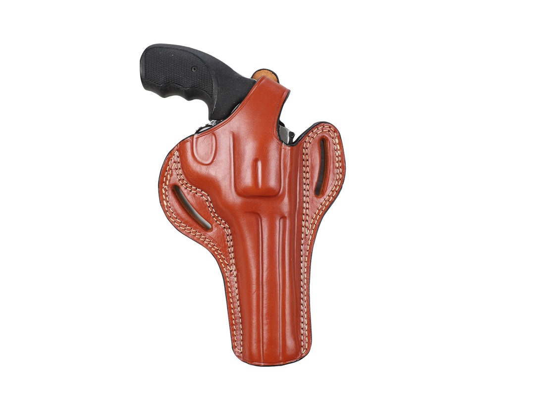 Handmade Leather Revolver Holster: Colt Python, King Cobra, Diamondback ...