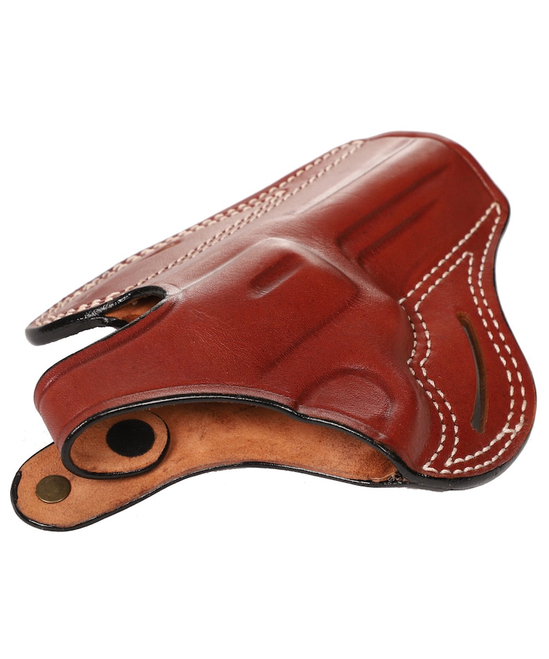 New Colt Python 357 Magnum Leather OWB 4.25 Barrel Holster - Etsy