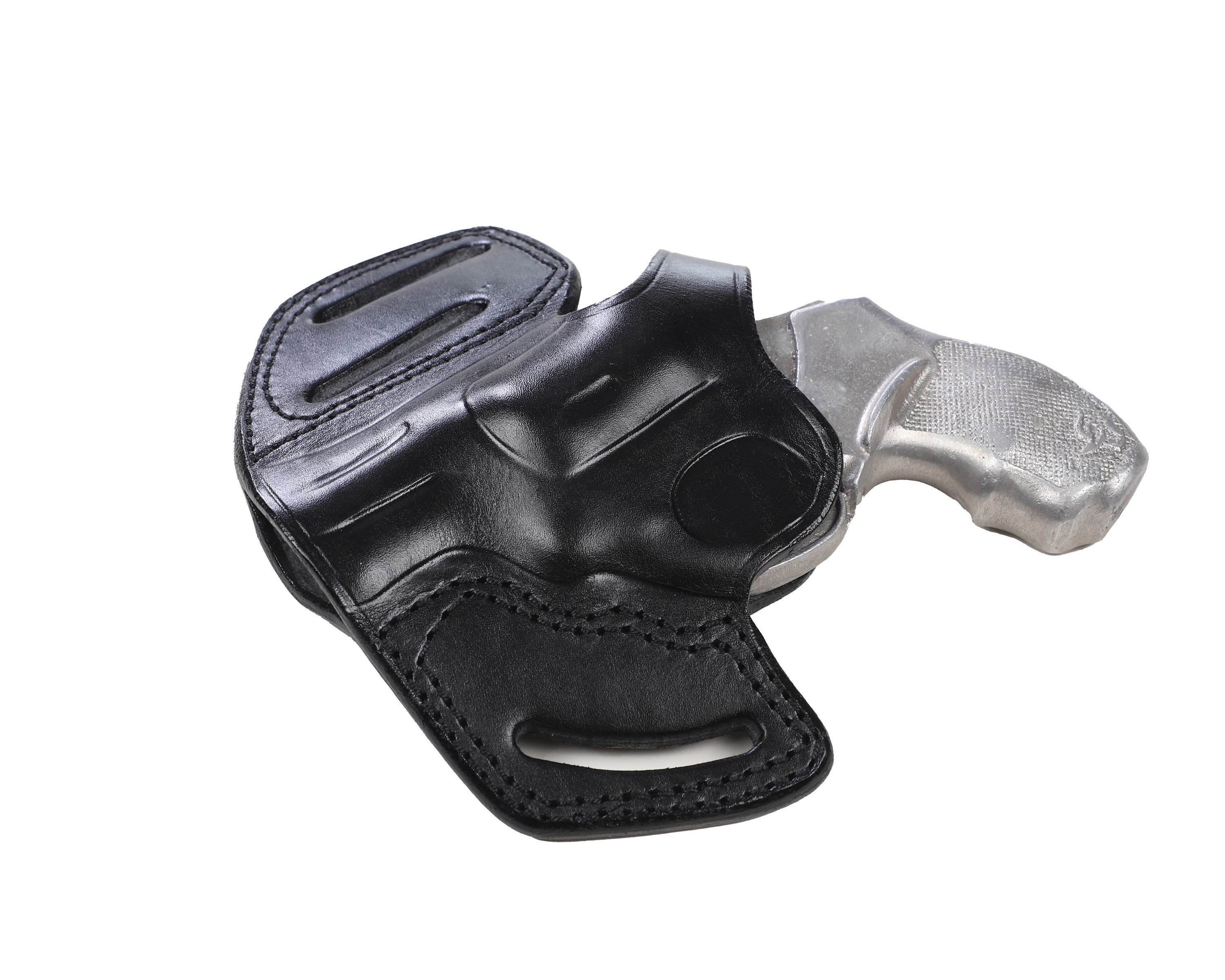 Taurus Model 605 Defender Revolver Leather 2-3 Inch Three Belt Slot OWB ...