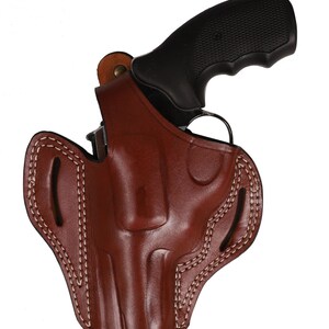 Colt King Cobra, Colt Python 357 Magnum Old Model Leather OWB 3 Barrel ...