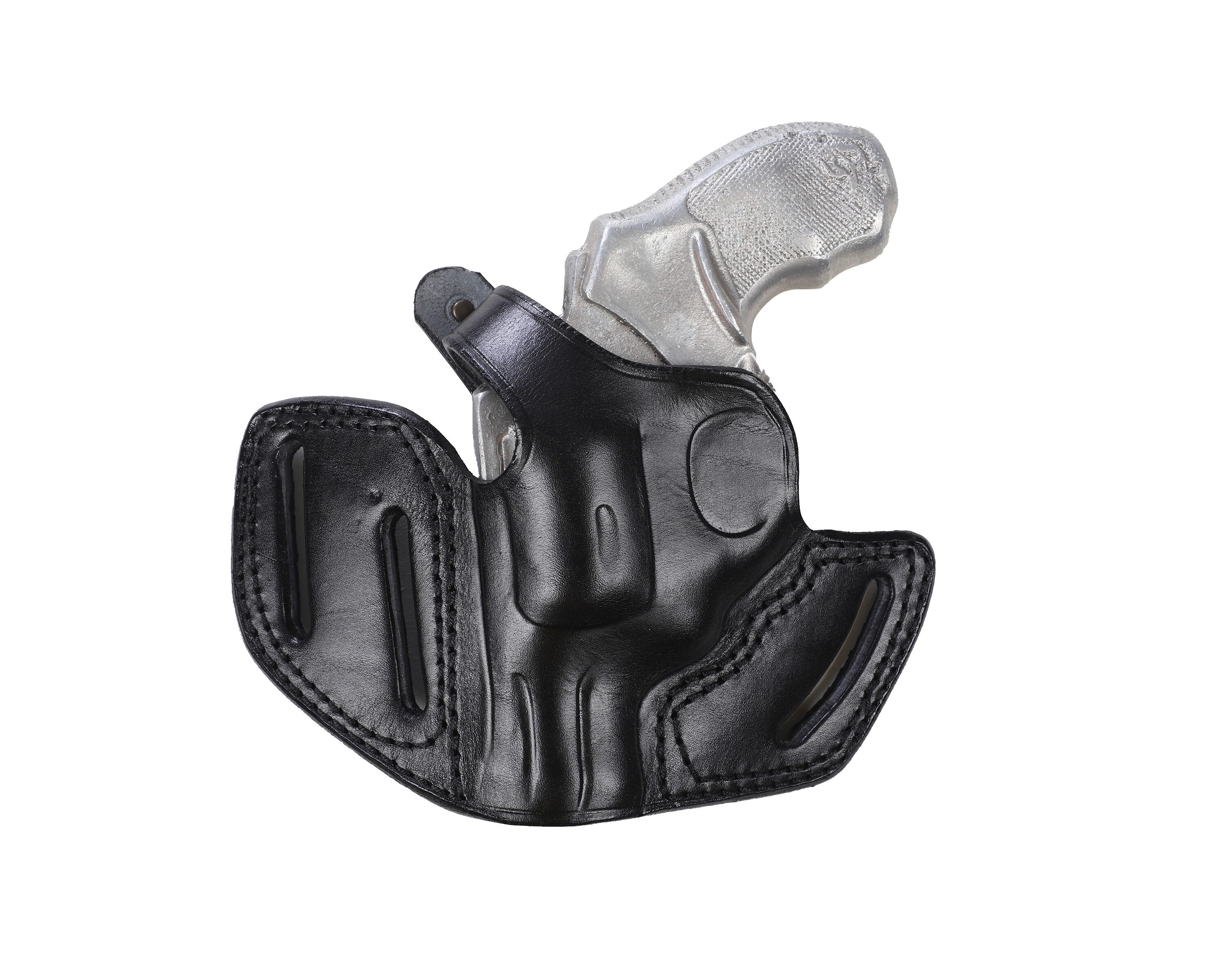 Taurus Model 605 Defender Revolver Leather 2-3 Inch Three Belt Slot OWB ...