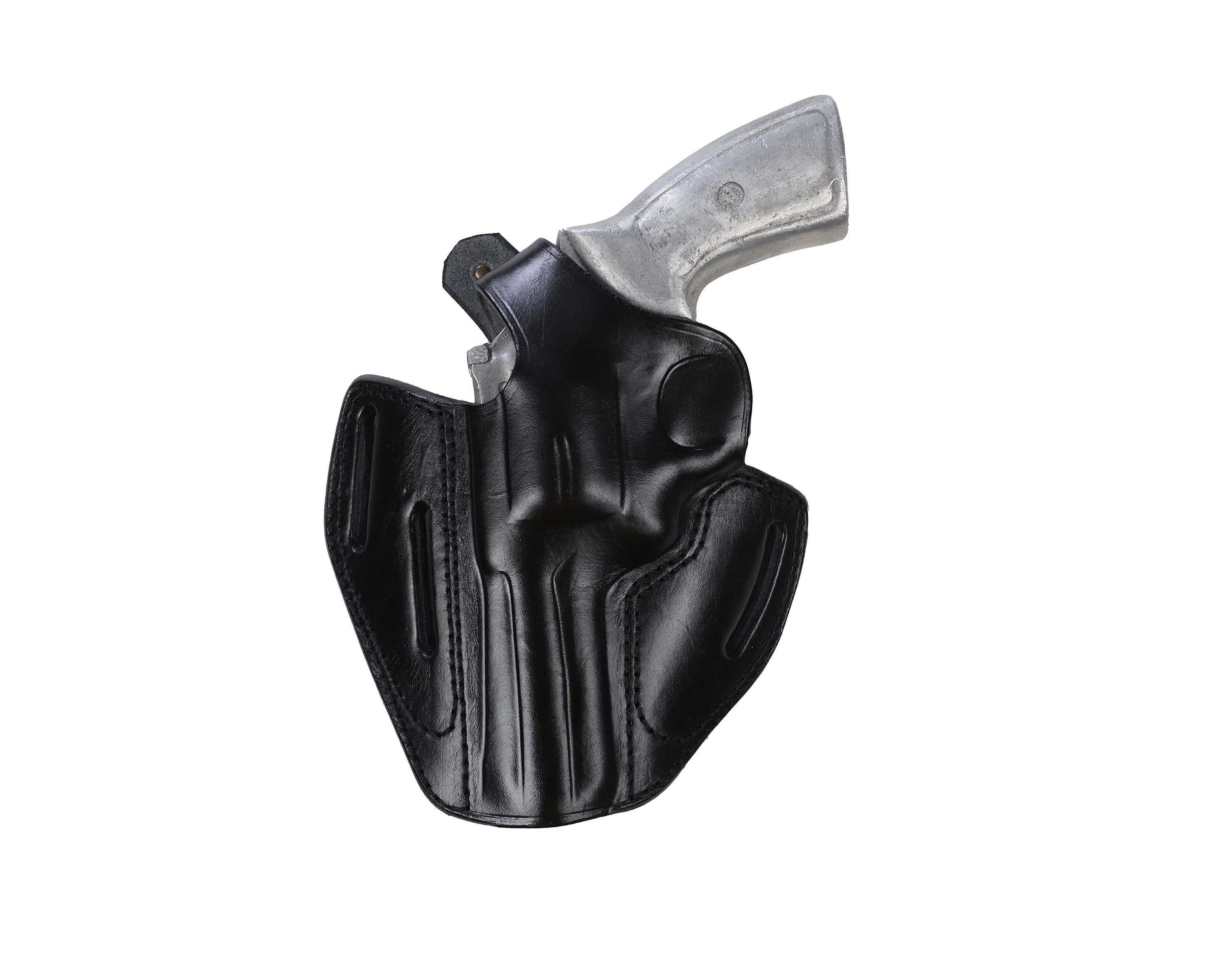 Taurus Model 82 Revolver 38SPL Leather OWB Three Belt Slot Holster 3-4 ...