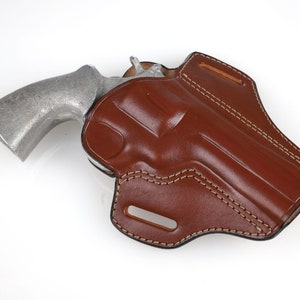 Colt Python 4 Inch 357 Magnum Leather OWB Open Top Belt Holster - Etsy