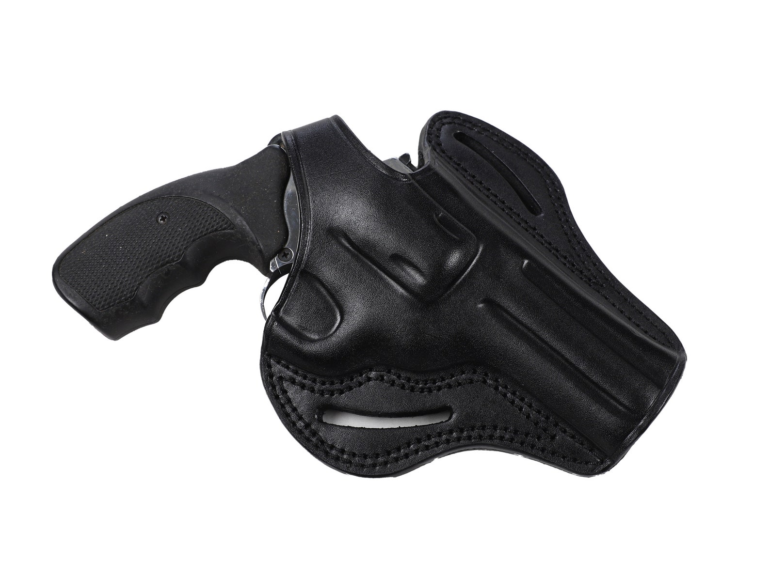Pusat Holster Charter Arms Pit Bull 9mm 4.20 Inch Revolver Leather Belt ...