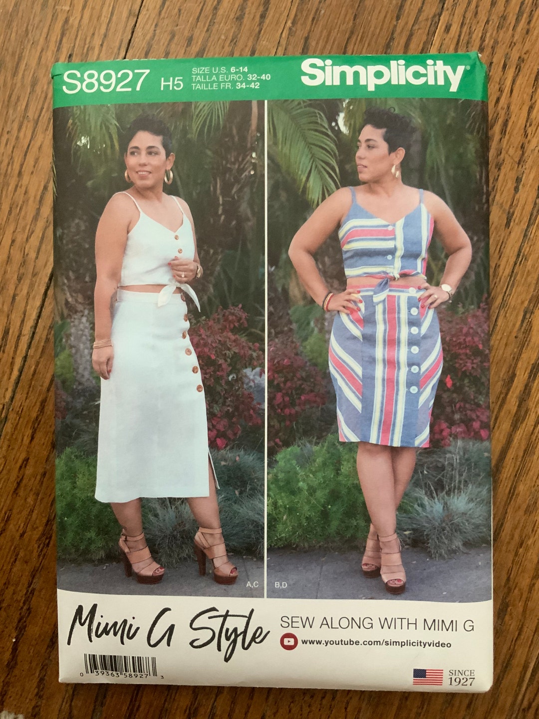 Mimi G for Simplicity Pattern S8927 Sizes 6-14 Bust 30.5-36” - Etsy