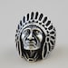 Chief Manitou 925 Sterling Silver Indian Ring, Handmade Ring, Silver ...