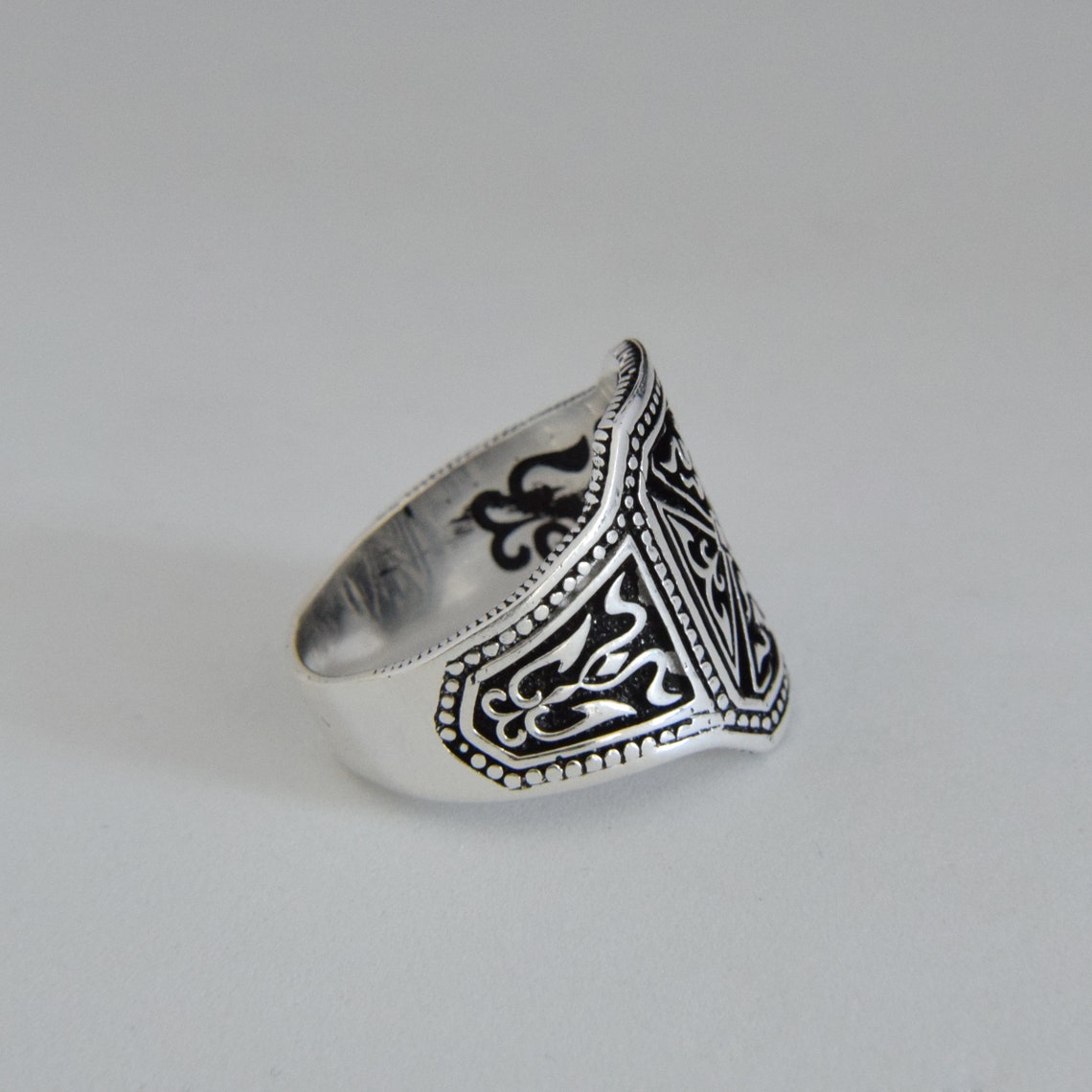 925 Sterling Silver Handmade Men's Ring Silver Ring | Etsy