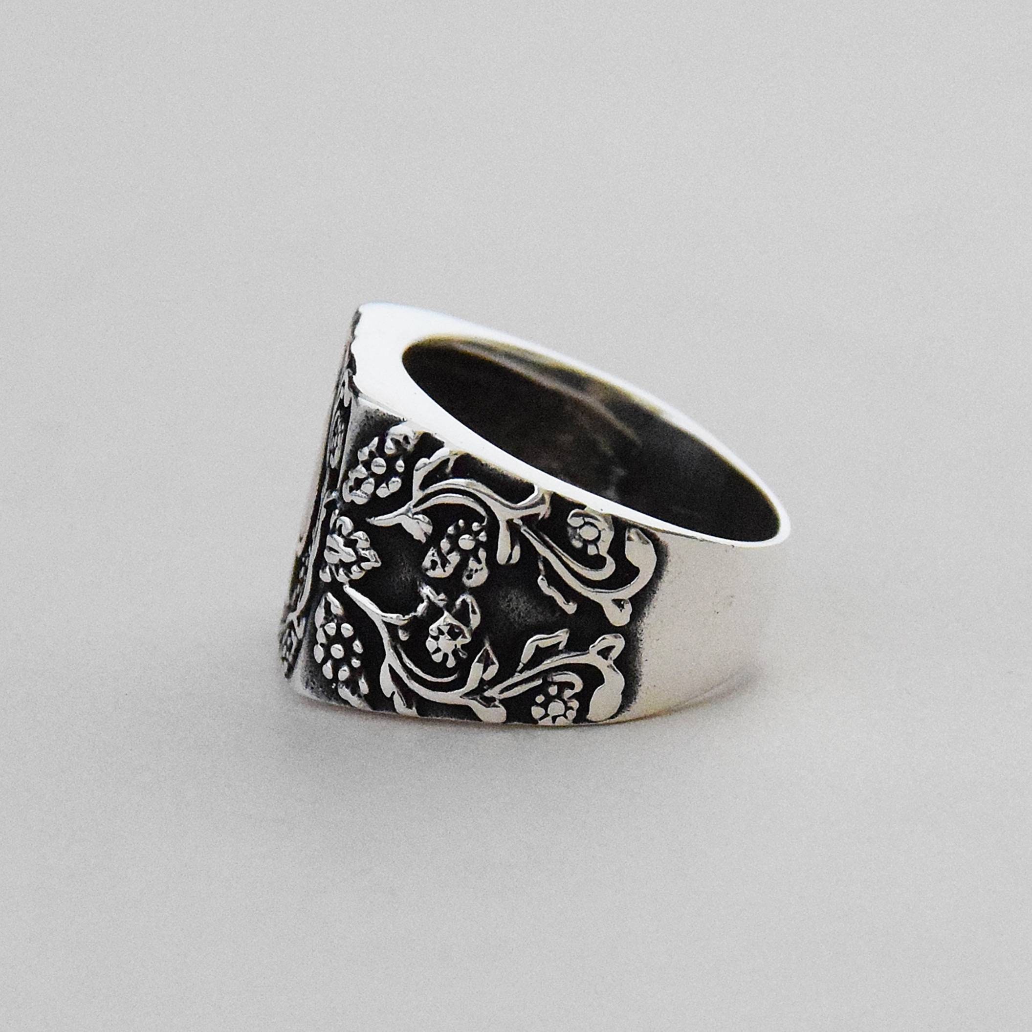 Lucky Spades 925 Sterling Silver Men's Ring Silver Ring | Etsy