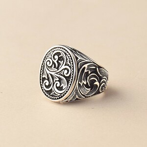 925 Sterling Silver Handmade Men's Ring, Silver Ring, Rings for Men ...