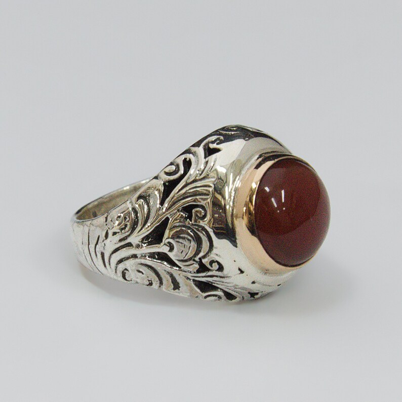 925 Sterling Silver Handmade Men's Ring Silver Ring - Etsy