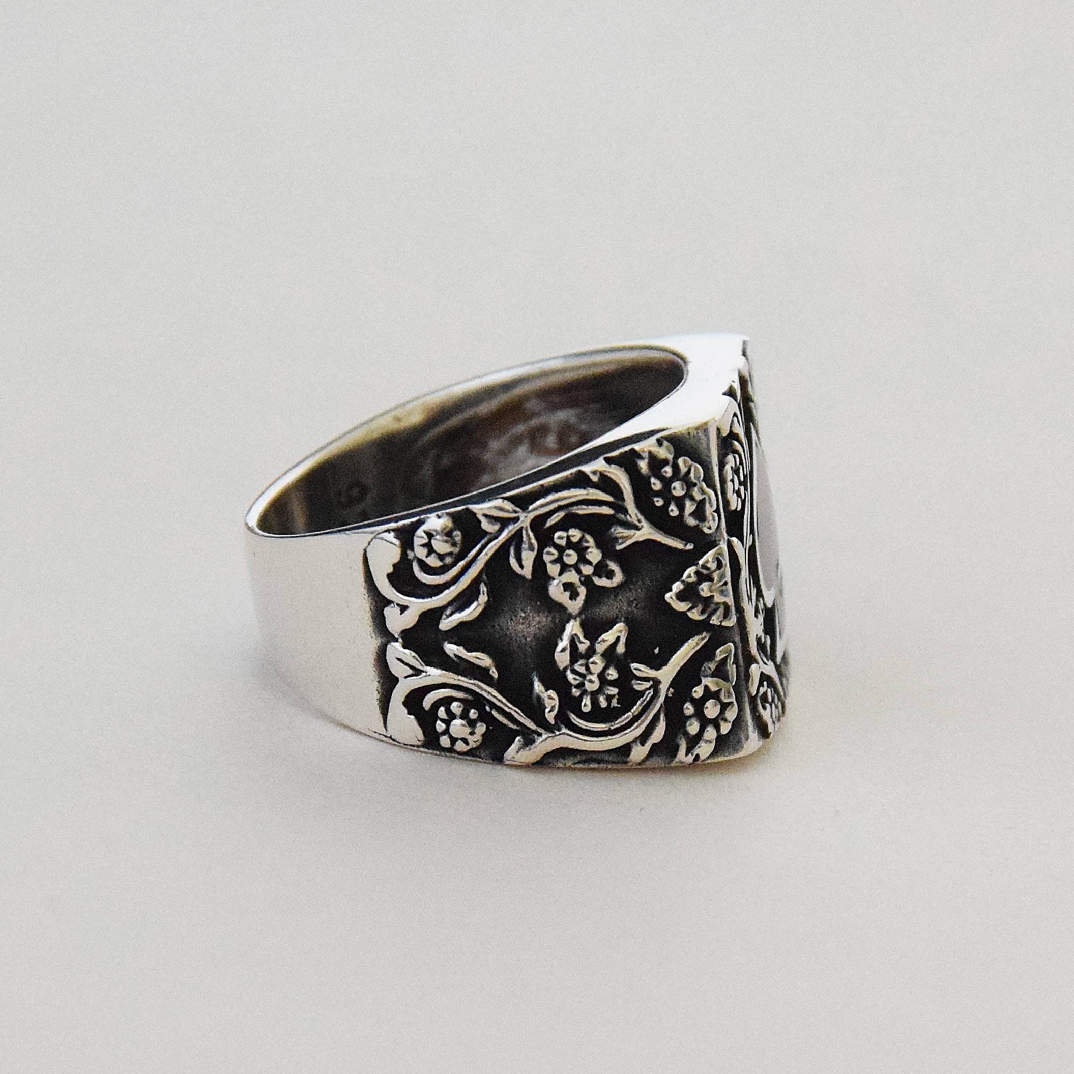 Lucky Spades 925 Sterling Silver Men's Ring Silver Ring | Etsy