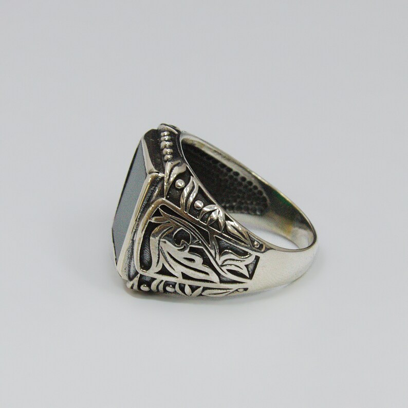 925 Sterling Silver Handmade Men's Ring Silver Ring - Etsy
