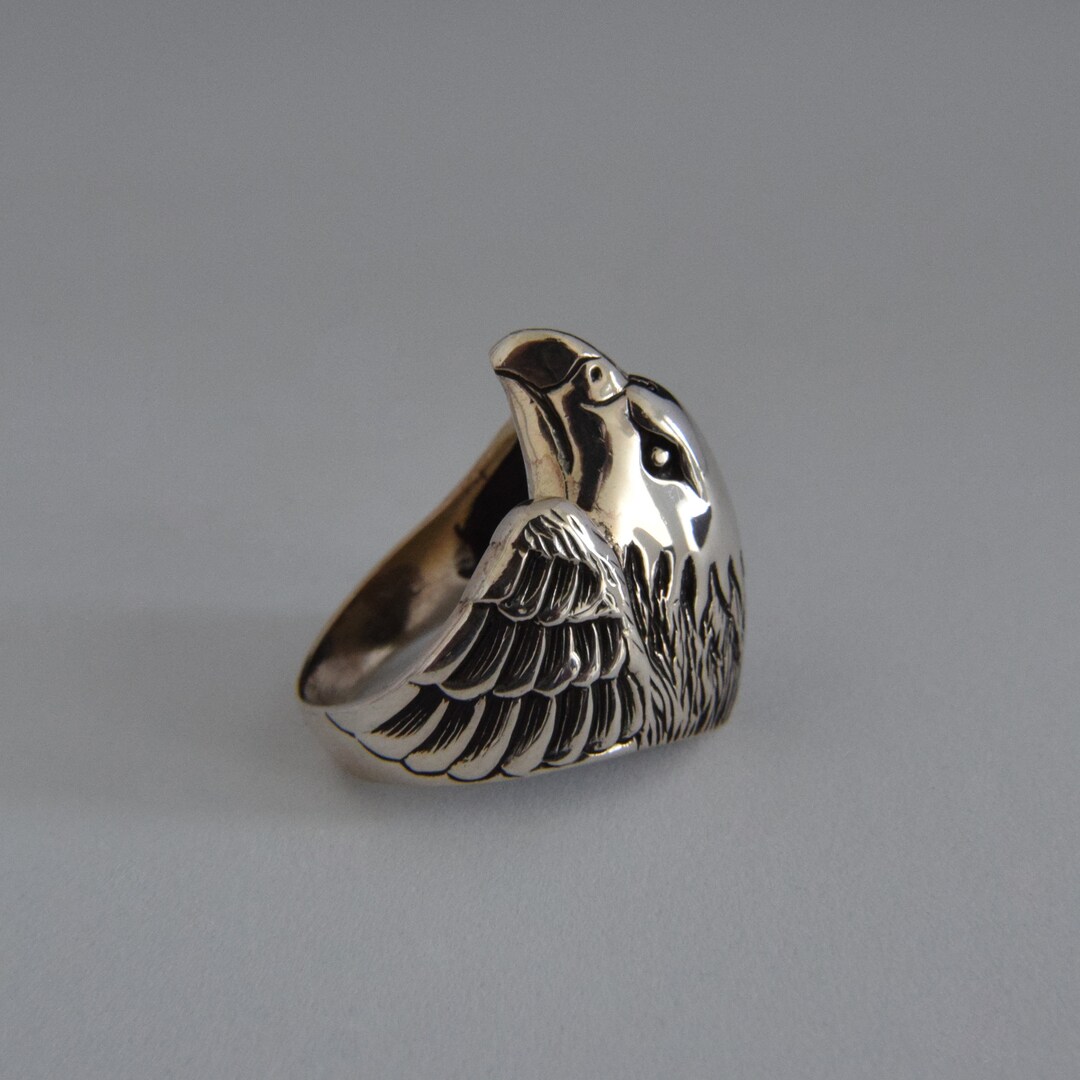 Eagle 925 Sterling Silver Handmade Men's Ring, Silver Ring, Rings for ...