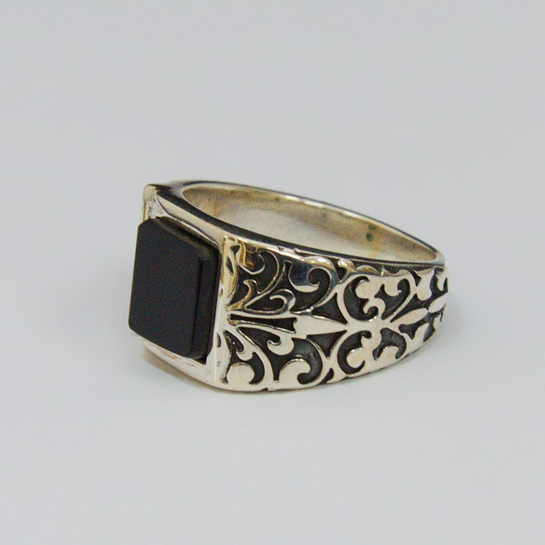 Handmade 925 Sterling Silver Men's Ring Silver Ring | Etsy