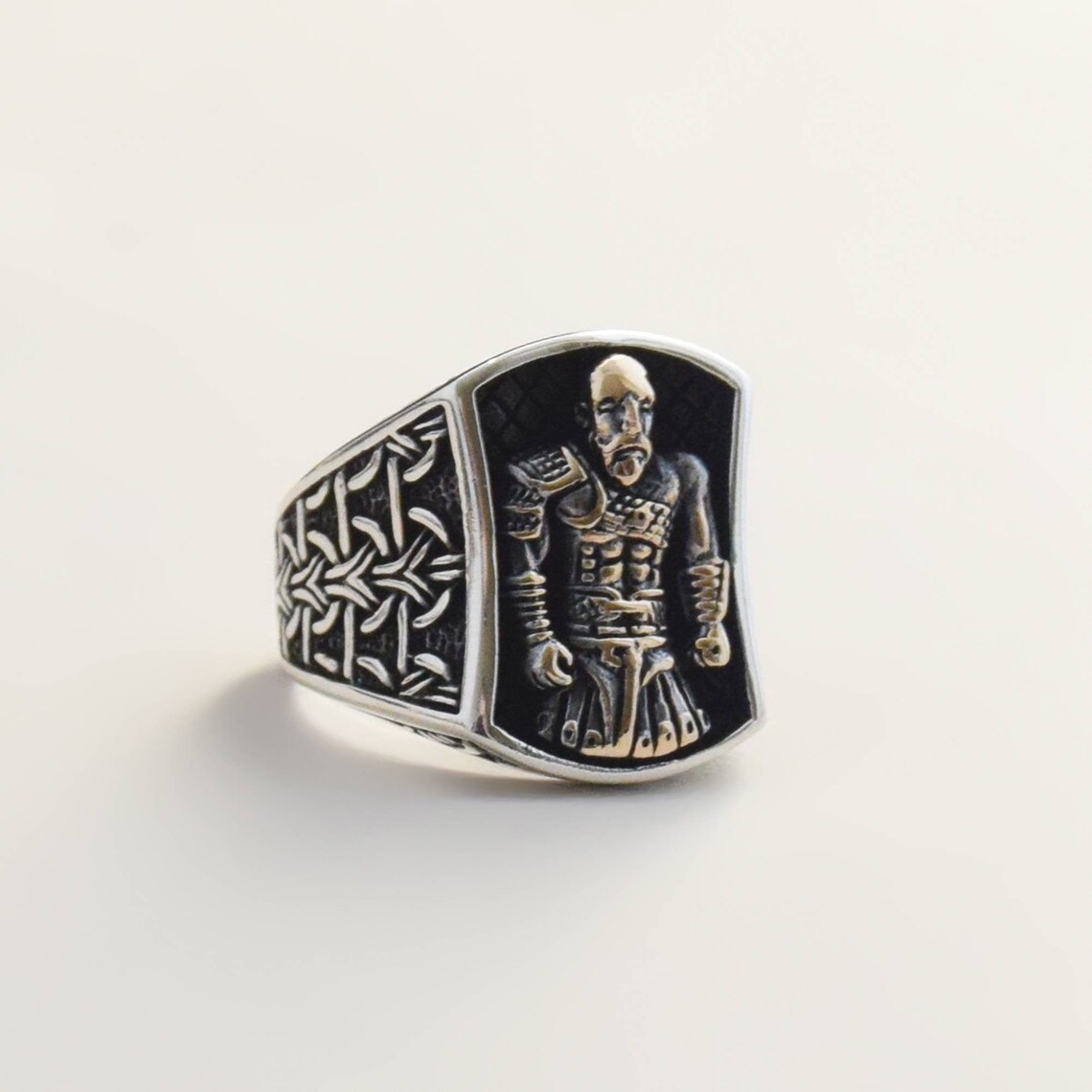 Kratos Ring 925 Sterling Silver Handmade Men's Ring - Etsy