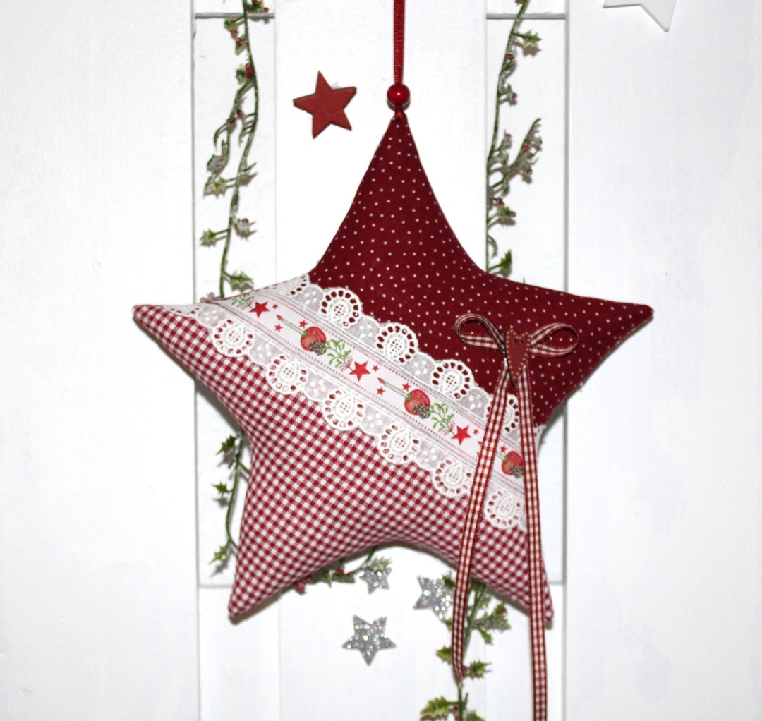 Star Candy Canes Poinsettia Christmas Decorations - Etsy