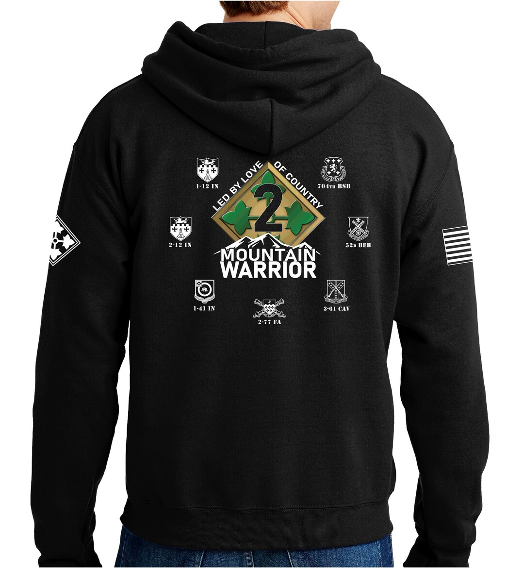 Brigade Black Unisex Unit Hoodie Sweatshirt. This is NOT Approved for ...