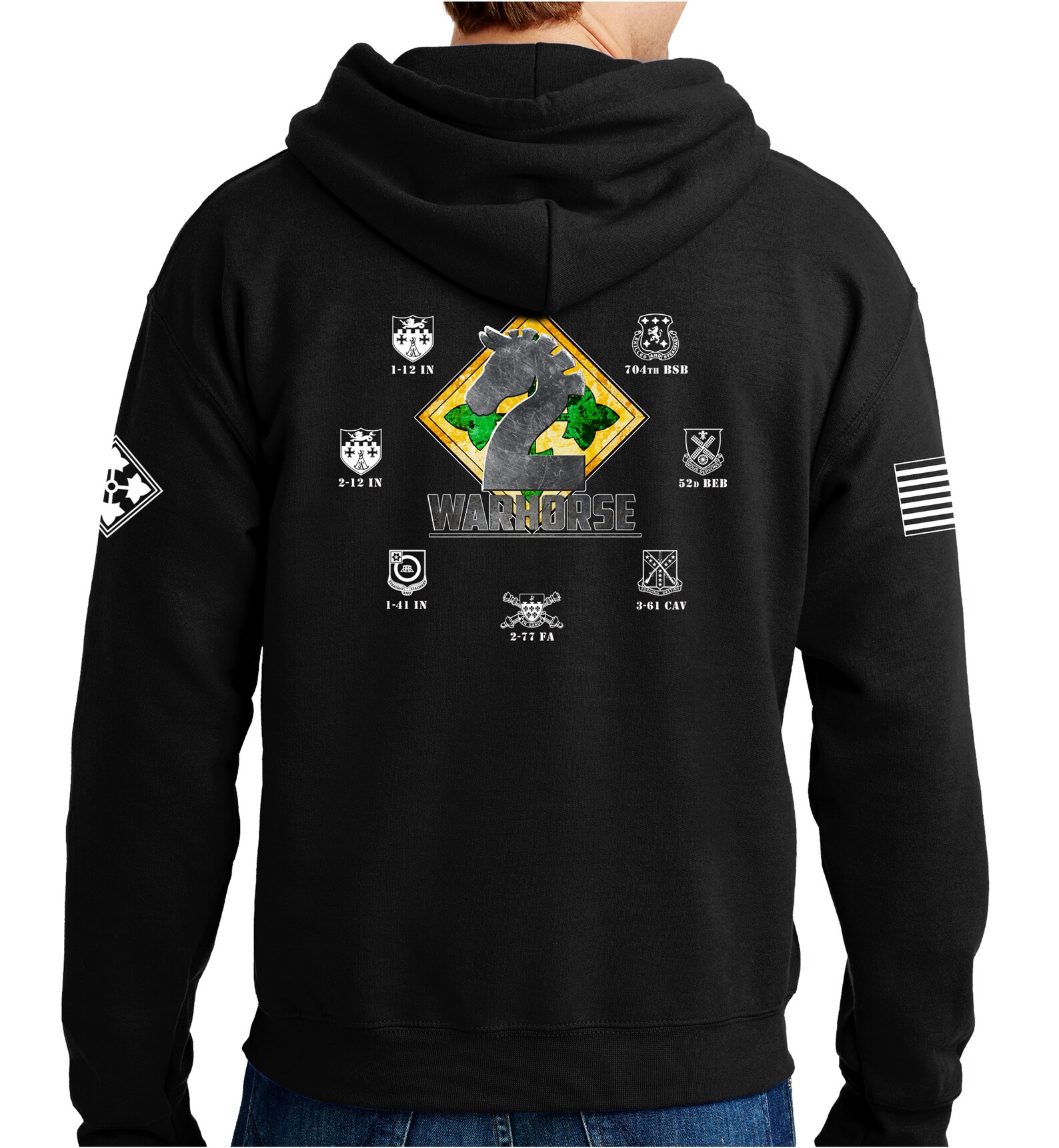 Brigade Black Unisex Unit Hoodie Sweatshirt. This is NOT - Etsy