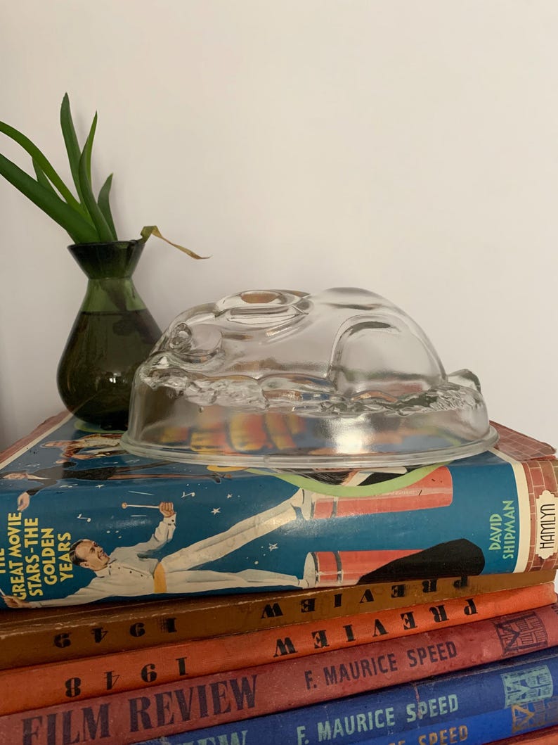Vintage Glass Bunny Rabbit Jelly Mould, Mid Century, Retro Kitchen ...
