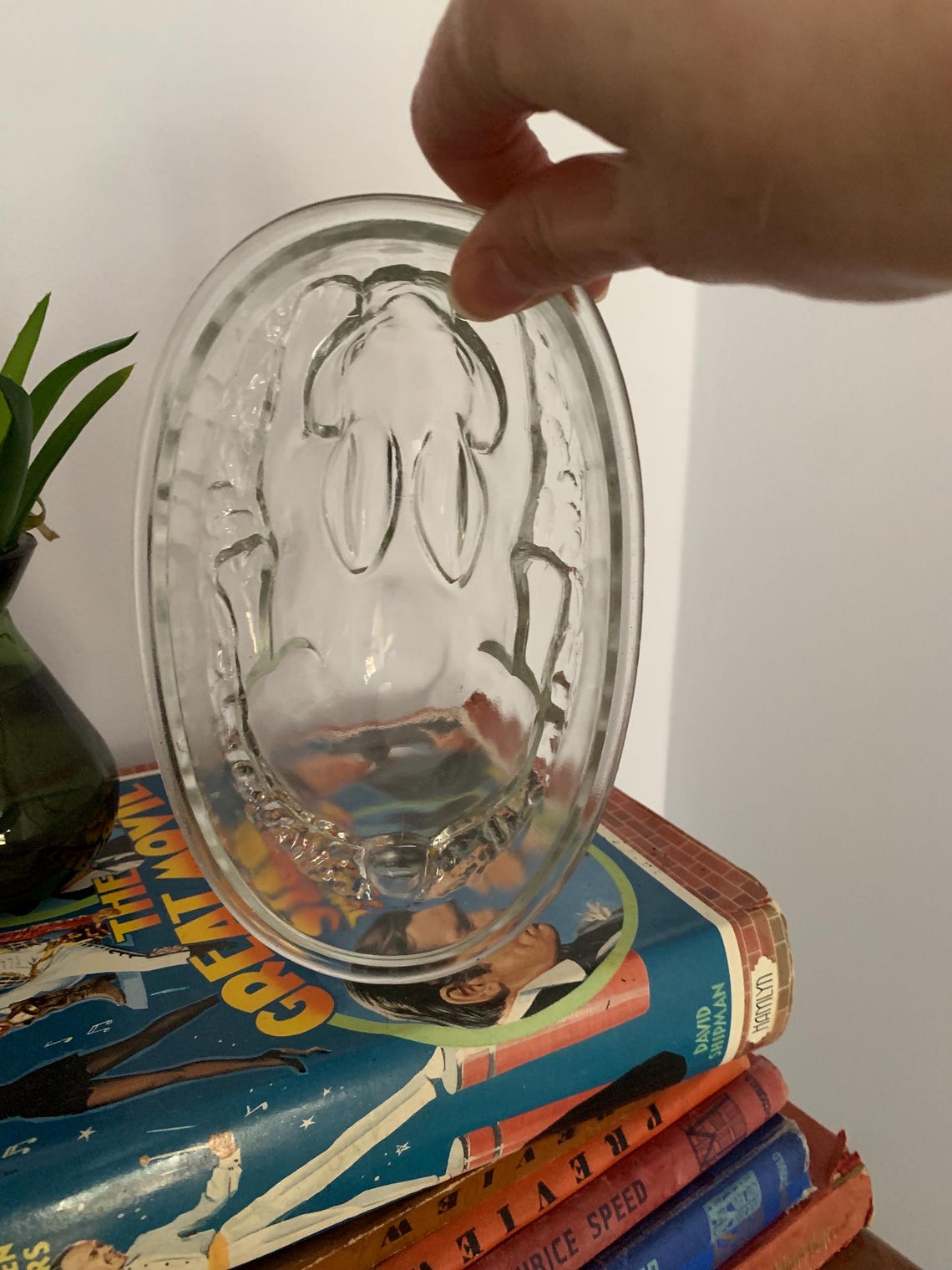 Vintage Glass Bunny Rabbit Jelly Mould, Mid Century, Retro Kitchen ...