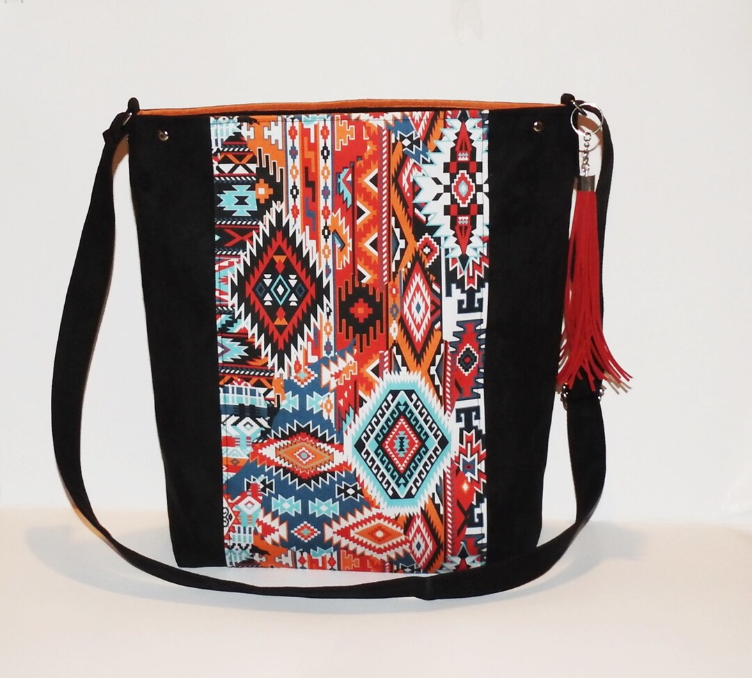 Boho Bag / Ethnic Style Bag / Aztec Bag / Boho Bag / Mexican Print Bag ...