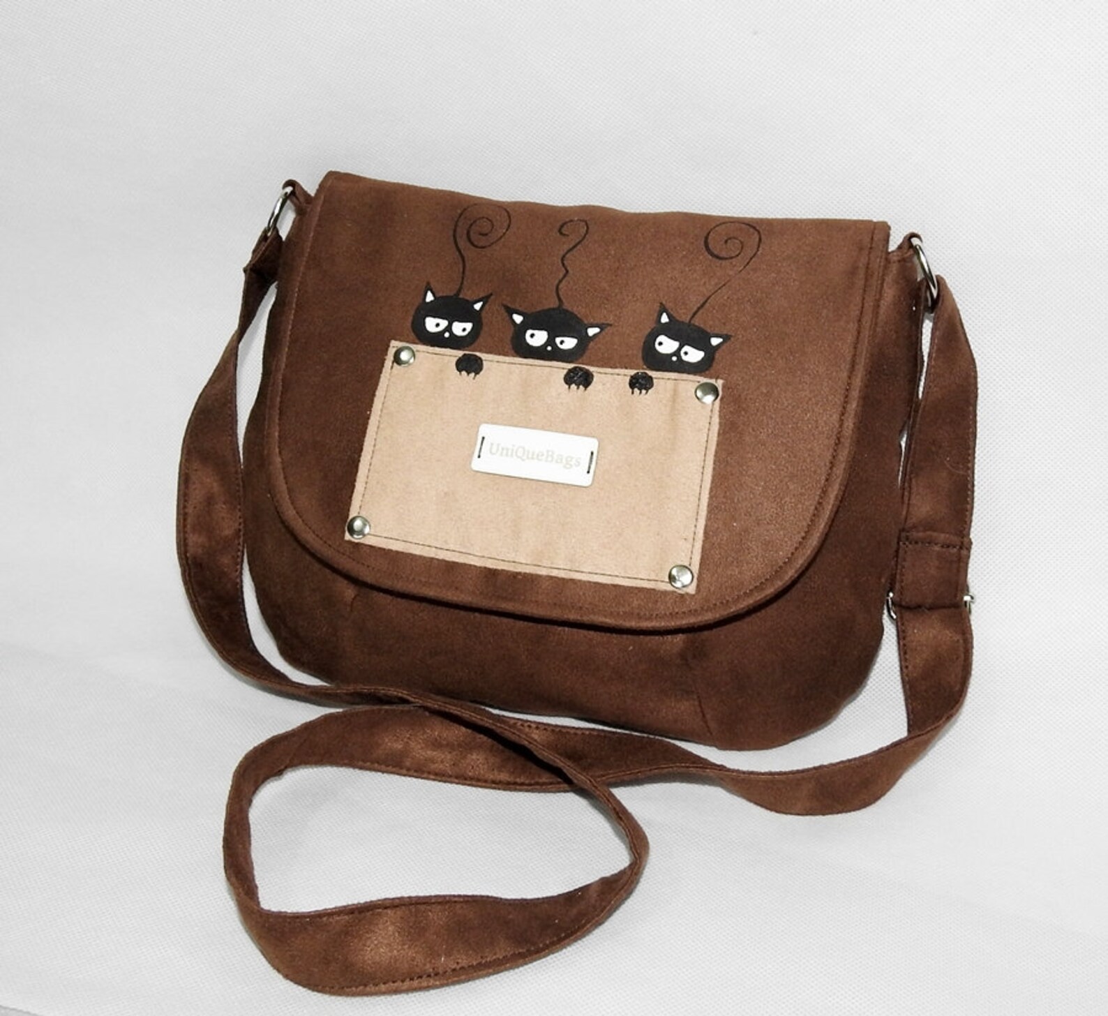 Crossbody Bag / Crossbody Purse With Cats / Cute Cats / Purse | Etsy