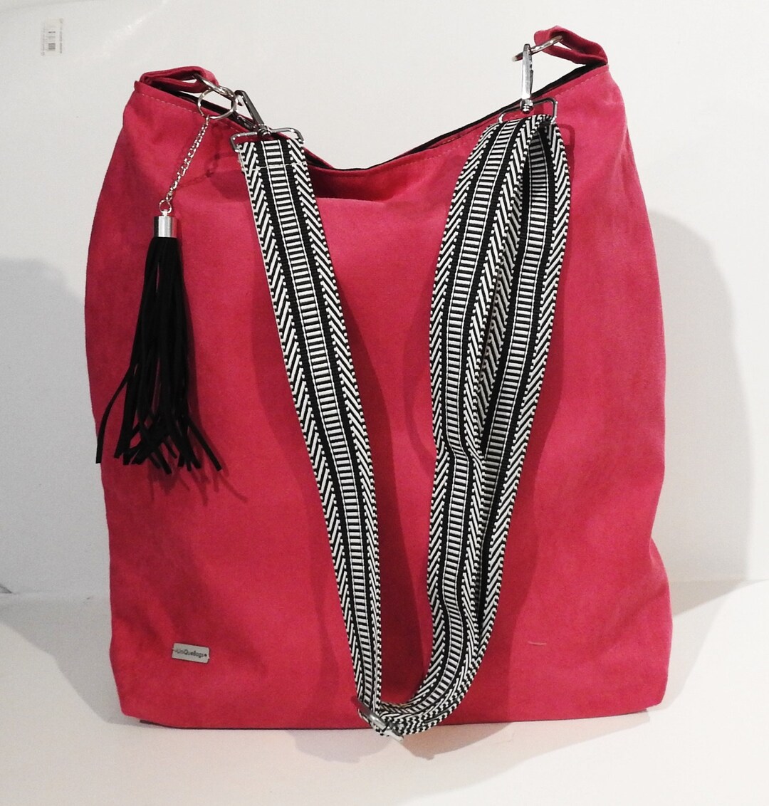 Boho Bag / Pink Sac Bag / Hobo Bag / Fuschia Bag - Etsy