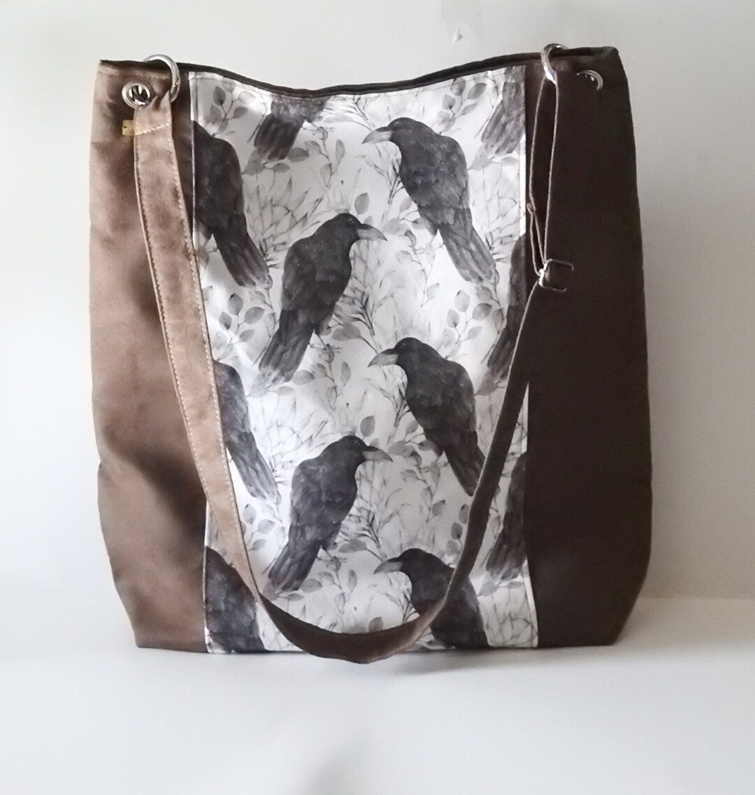 Cool Shopper Raven Bag , Raven, Shoulder Bag, Xlarge Brown Bag,vintage ...