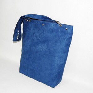 Navy Blue Shopper Bag / Blue Handbag / Marine Blue Purse / Shopper Bag ...