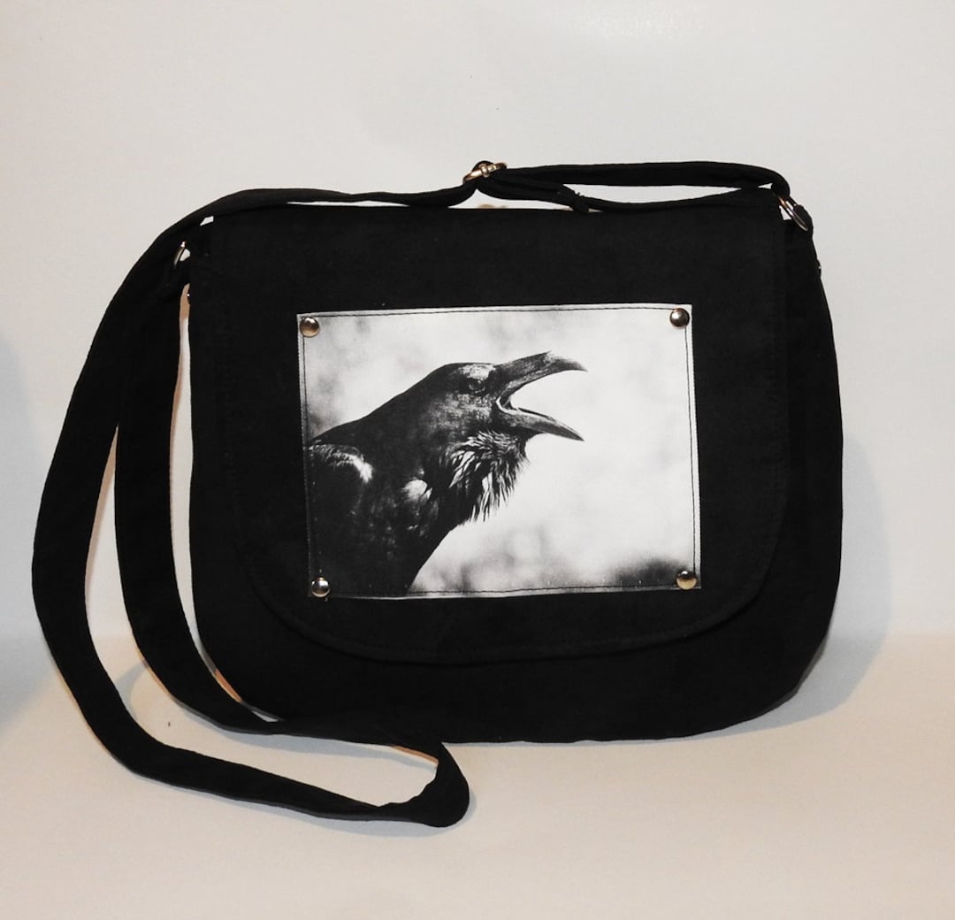 Raven Purse, Gothic Purse, Crossbody Bag, Crossbody Purse, - Etsy