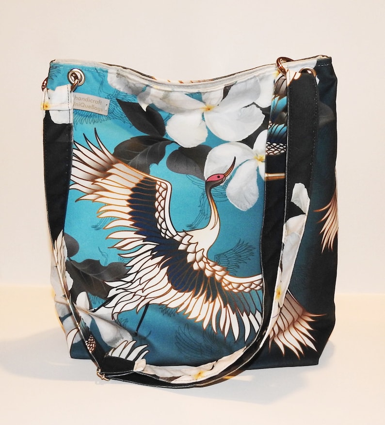 Boho Bag / Crane Bag Japanese Style Bag Oriental Style Bag | Etsy