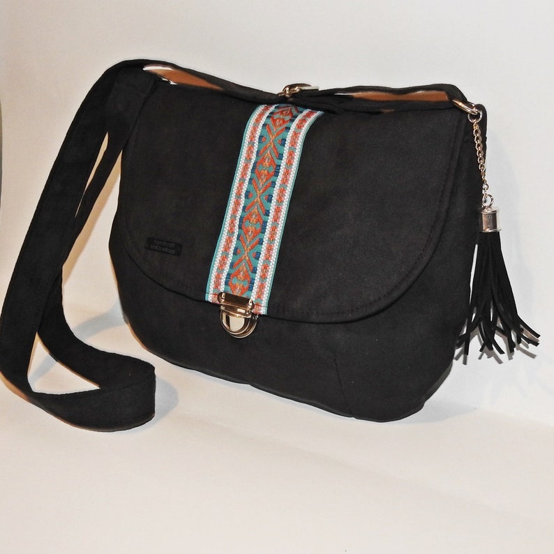 Crossbody bag / polish folk / ethnic style purse / velvet | Etsy