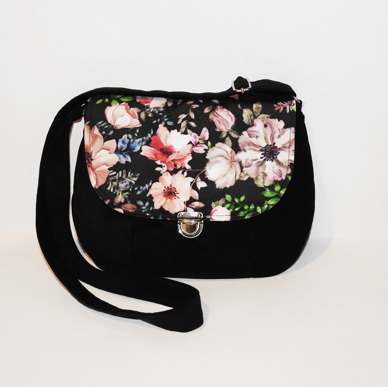 Crossbody Bag / Retro Purse / Floral Bag / Floral Purse / - Etsy